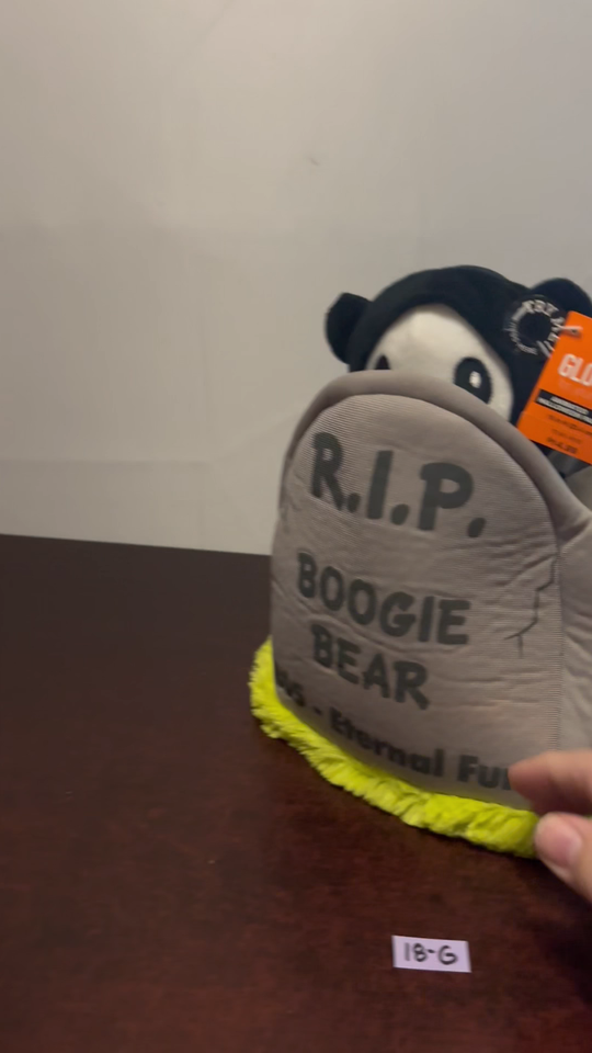 Works! Gloom animated plush, RIP boogie bear skeleton Halloween prop ...