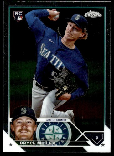 2023 Topps Chrome Update Bryce Miller RC Seattle Mariners #USC131 | eBay