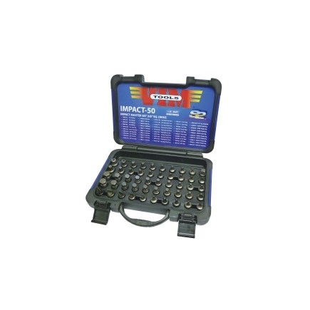 Vim Tools IMPACT50 50 Pc. 3/8" Square Drive Impact Master Set ...