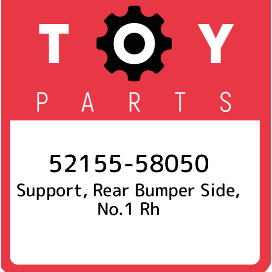 52155-58050 Toyota Support, rear bumper side, no.1 rh 5215558050, New ...