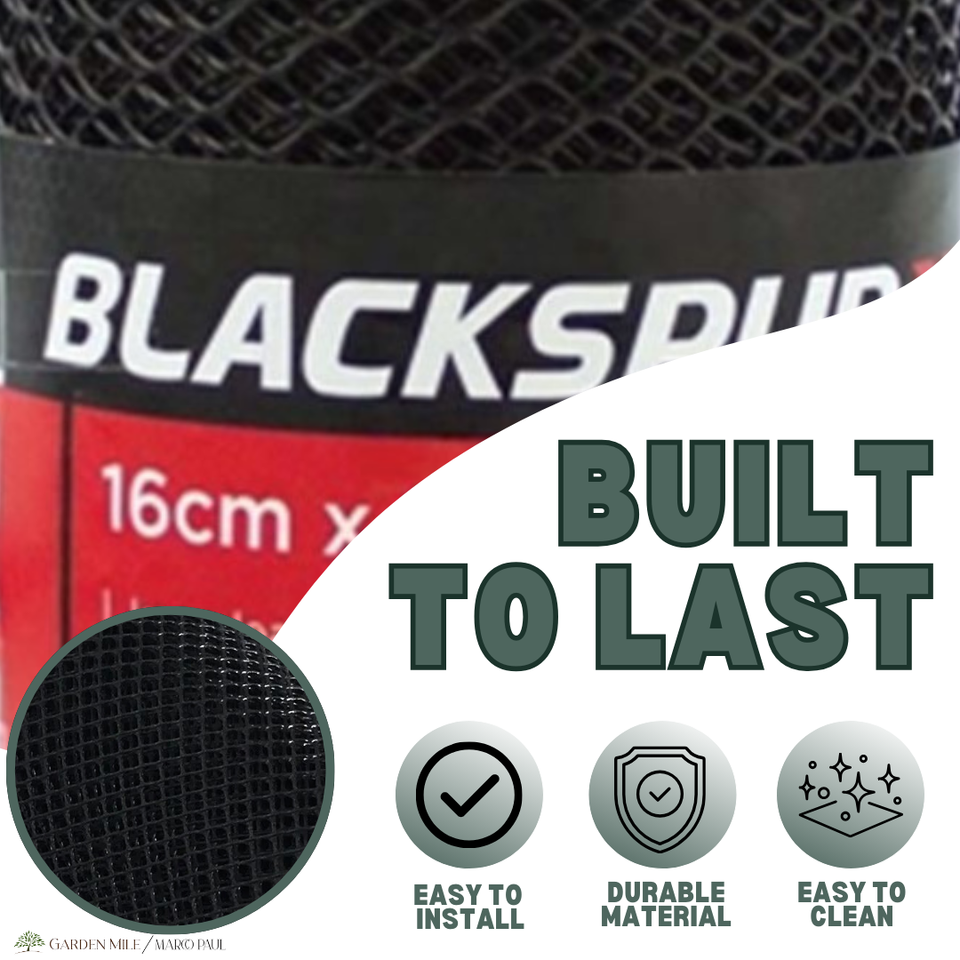 16cm x 5m Gutter Mesh Roof Guttering Guard Cover Leaf Debris Clogs ...