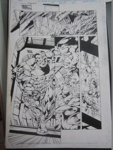Bryan Hitch-Original Drawing/Hand, X-Men Original Art | eBay
