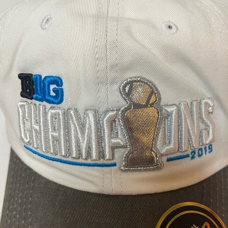 Ohio State NCAA 2019 Big 10 Football Champions adjustable hat White ...