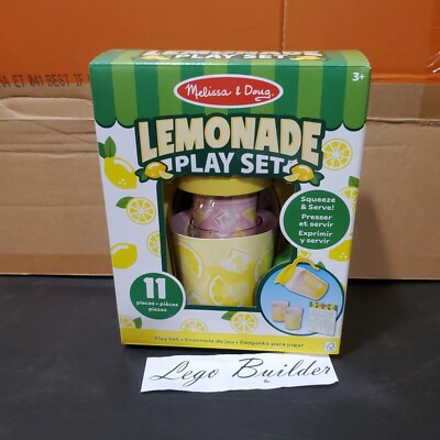 Melissa & Doug Lemonade Play Set 11 Pieces Counting Toddler Play Summer ...