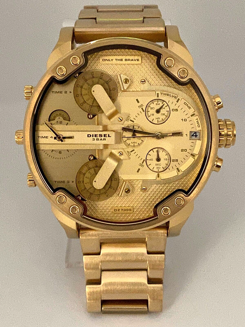 Diesel DZ7399 Mr. Daddy 2.0 Men's Wristwatch - Gold for sale online | eBay