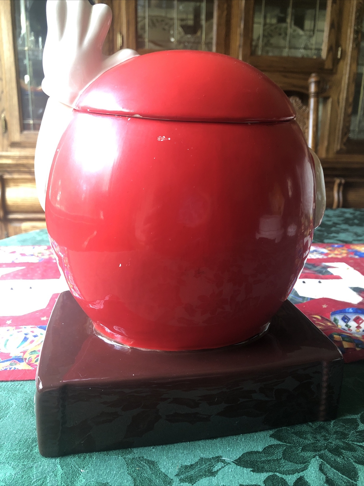 M & M Red Sculpted Candy Mars Ceramic Benjamin & Medwin Cookie Jar I'm ...