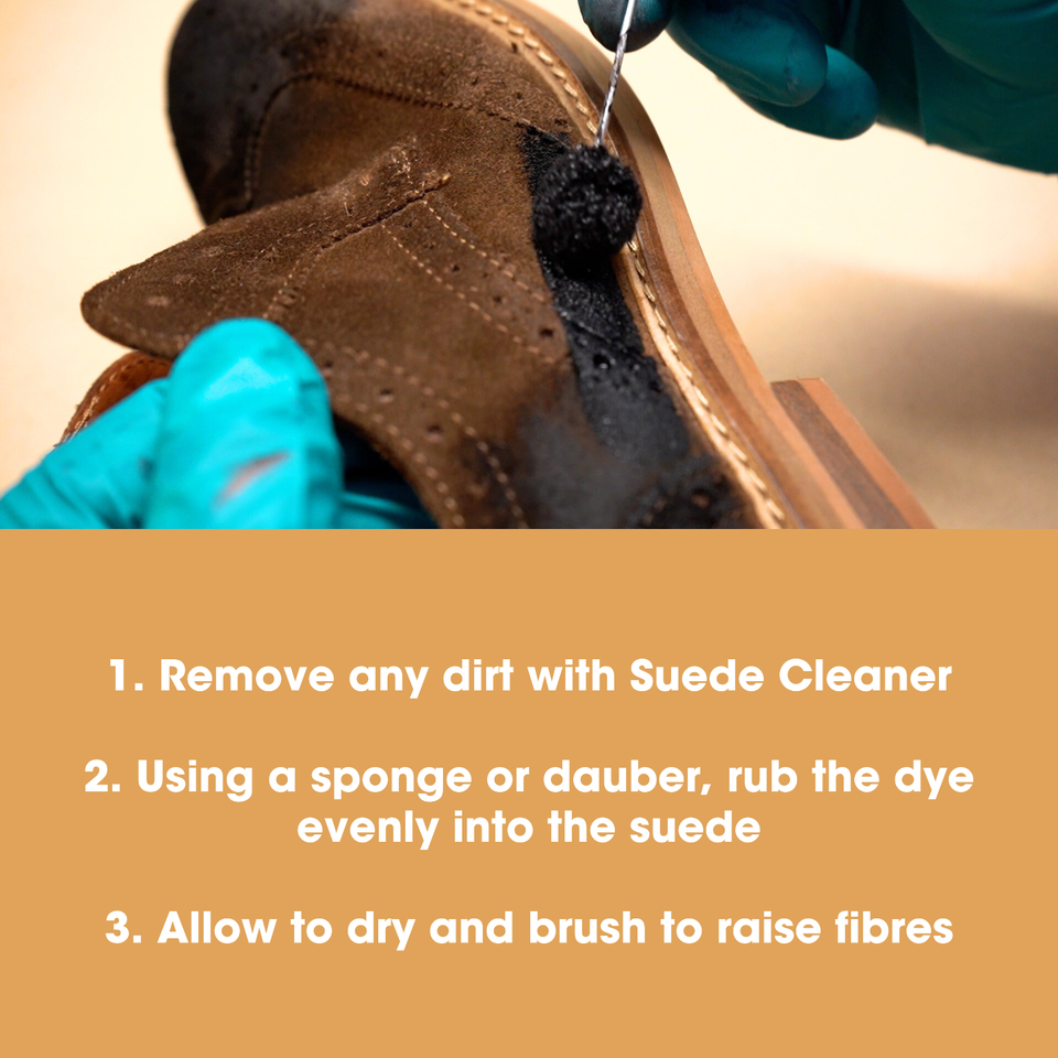 Suede Dye Shoe Restorer - Change the Colour of Suede Bags Clothes 125ml ...