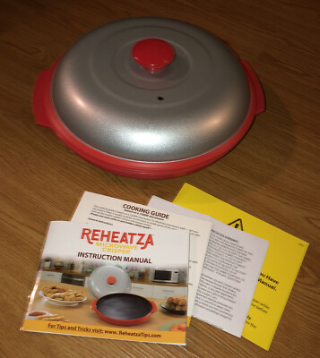 Reheatza Microwave Crisper Cookware BPA Free PDFA Free Ceramic Non ...