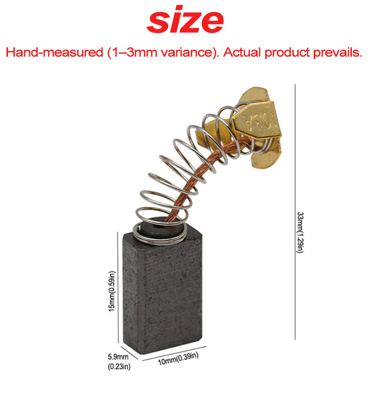 Sliding Mitre Saw Brushes Carbon Brushes 030-0254 - Replacement Set Of ...