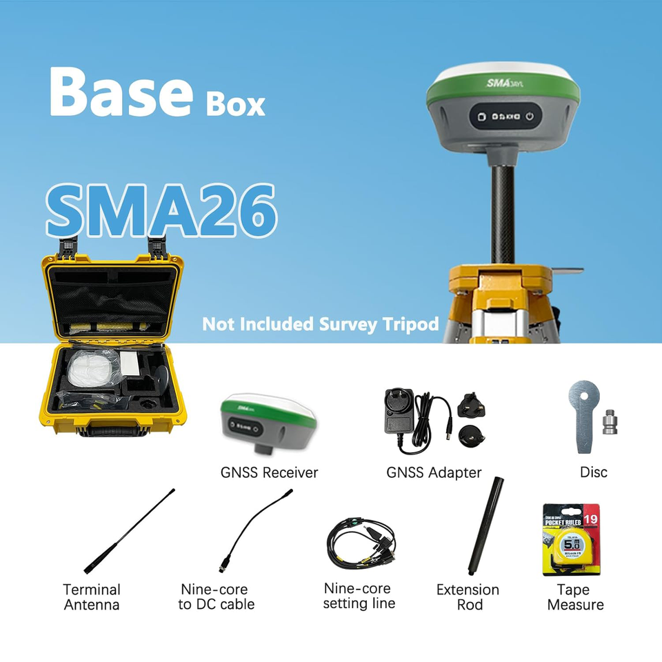 RTK GPS Survey Equipment High Accuracy GNSS Receiver Static Surveying ...