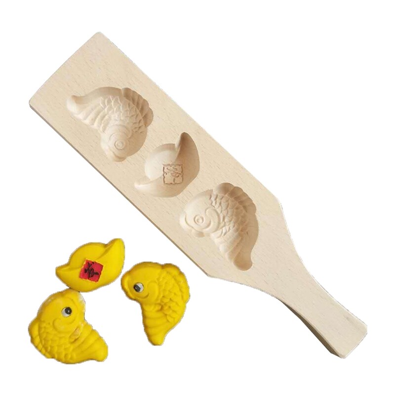 Mold Chinese Traditional Mid-autumn Festival Fish Moon Cake Tool | eBay
