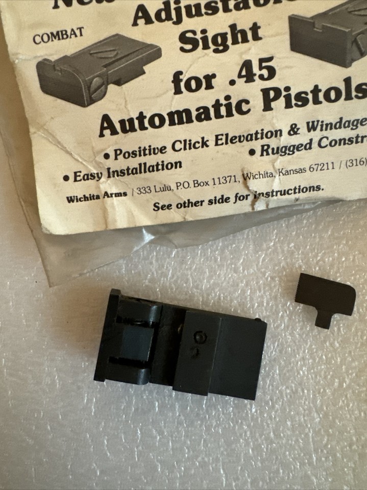 Wichita Adjustable Sight Set 1911 | eBay