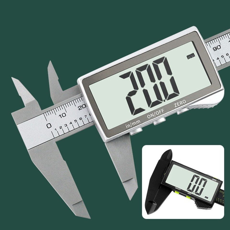 Digital Vernier Caliper Plastic 150mm for Internal and External ...