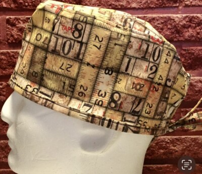 Measuring Devices Rulers Scrub Hat Chemo Cap | eBay