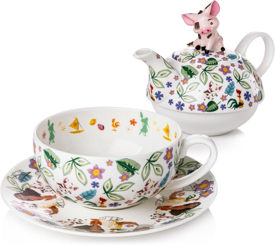 The English Ladies Co Disney Stitch Moana Tea For One Set | eBay