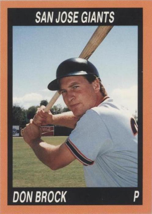 1990 Cal League California League - Don Brock #50 (RC) for sale online ...