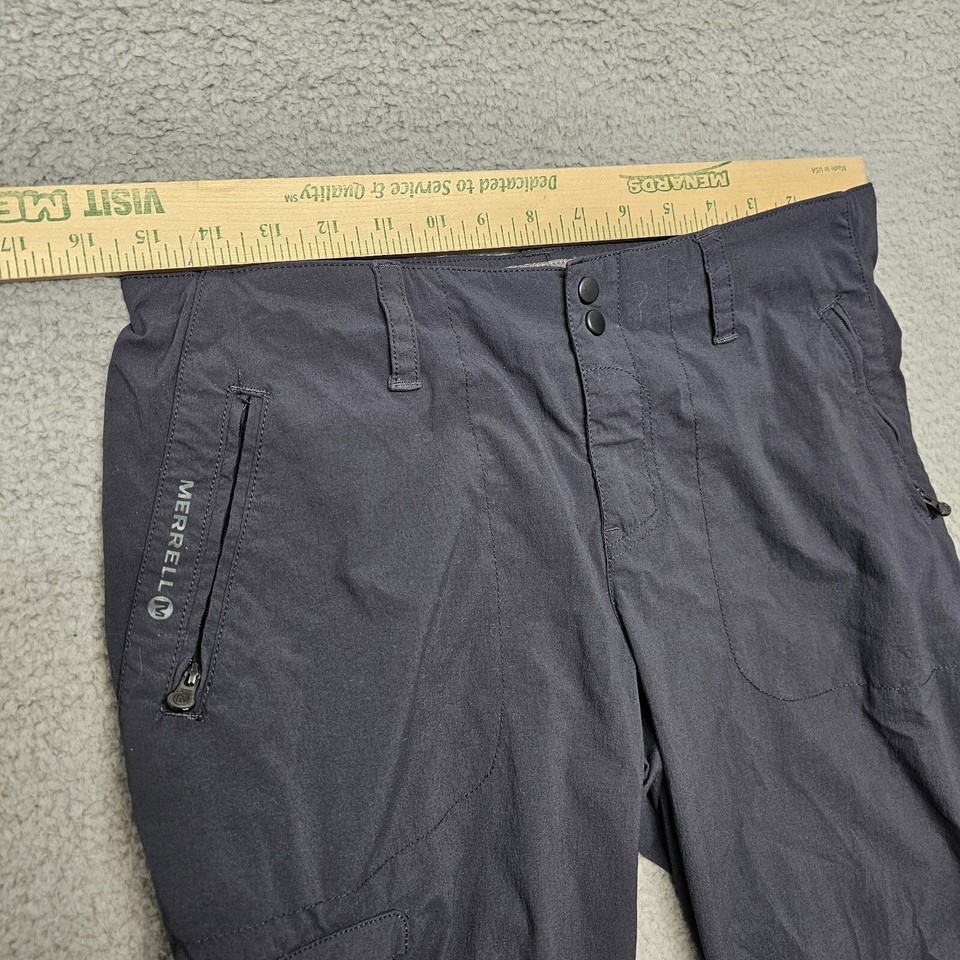 Merrell Pants Womens 6 31 x 30.5 Gray Cargo Hiking Utility Lightweight ...