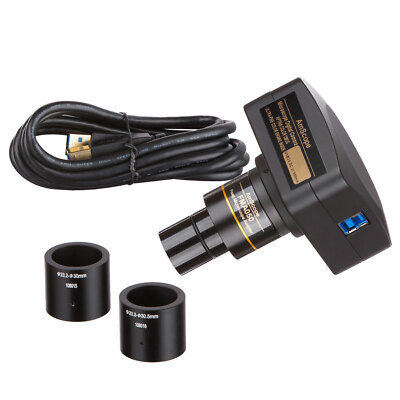 AmScope 18MP USB3.0 Microscope Digital Camera with Real-Time Live Video ...