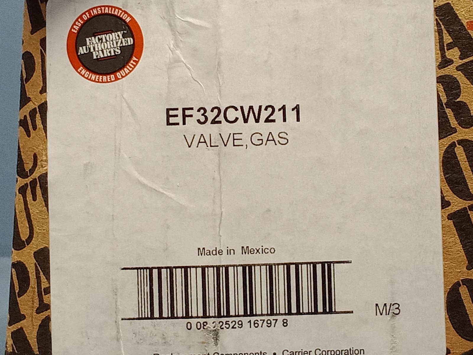 White Rodgers EF32CW211 Carrier Bryant Payne Furnace Gas Valve Single ...