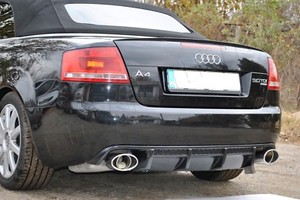 Audi A4 B6 / B7 02-08 Cabriolet rear Bumper diffuser Spoiler | eBay