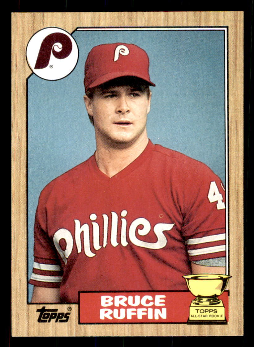 1987 Topps #499 Bruce Ruffin Philadelphia Phillies RC | eBay