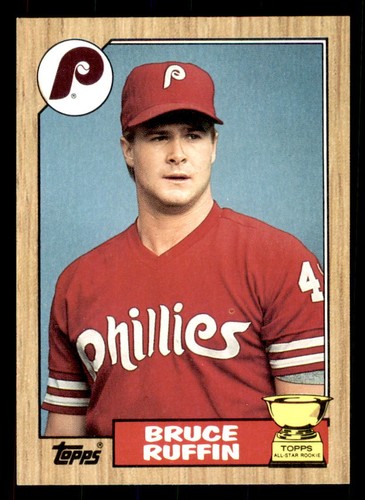 1987 Topps #499 Bruce Ruffin Philadelphia Phillies RC | eBay