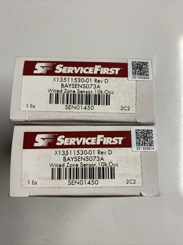 LOT OF 2 - Trane BAYSENS073A SEN01447 Zone Sensors. 10k, Occ. X13511530 ...