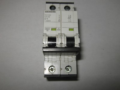Siemens 5SY62 MCB C1 Circuit Breaker, 5SY6201-7, New | eBay