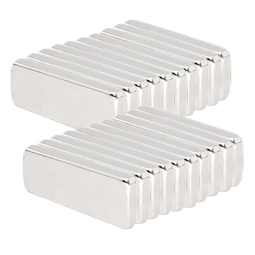 20Pcs Super Strong Block Neodymium Small Magnet 5X1X0,4CM Magnets for ...