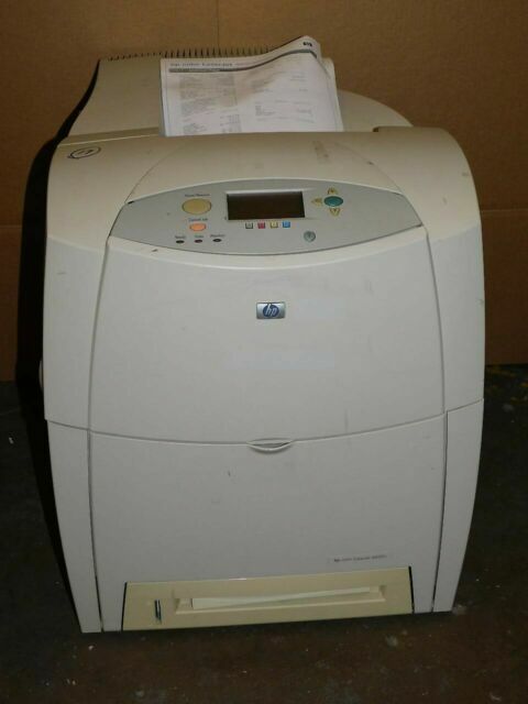 HP Color LaserJet 4600N W/ 92 Toner Clean Working Workgroup Laser ...