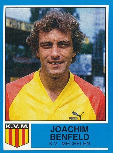 246 JOACHIM BENFELD GERMANY KV.MECHELEN BAYERN STICKER FOOTBALL 87 ...