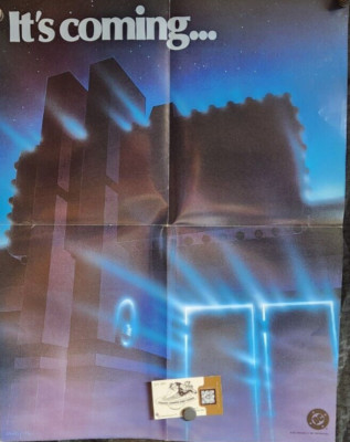 Vintage 1988 DC Comics Promo Poster Its Coming...Motherbox Darkseide | eBay