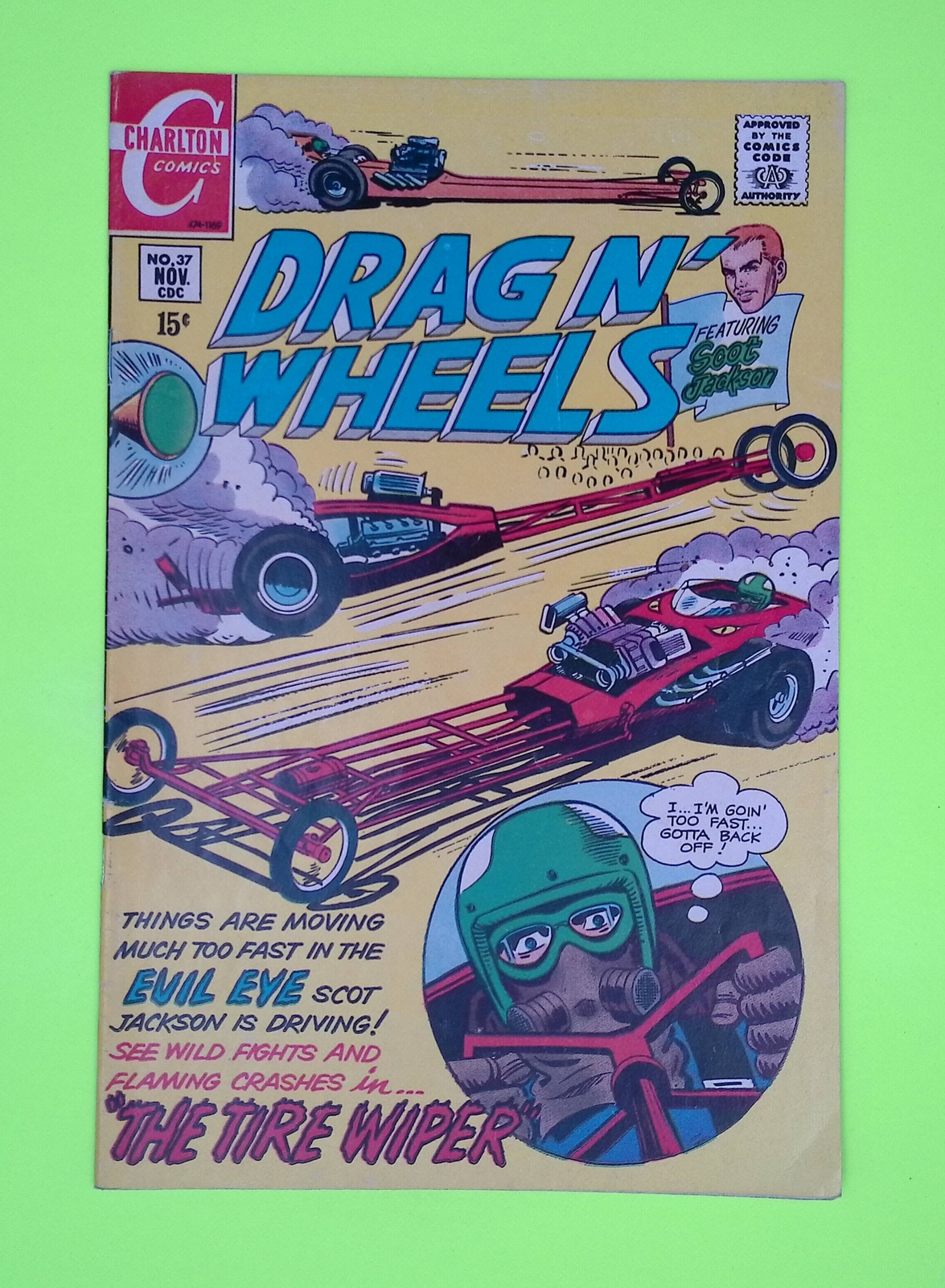 Drag n' Wheels #37 1969 Charlton Comics 5.0 Comic Book K85-198 | eBay