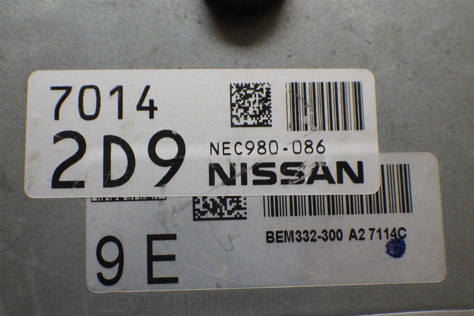 2013-2016 Nissan Versa Engine Control Unit ECU BEM332300A2 Module 202 ...