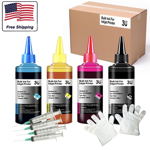 400ML Ink for HP Printer Ink Refill Kit HP 60 61 62 63 64 65 67 910 950 ...