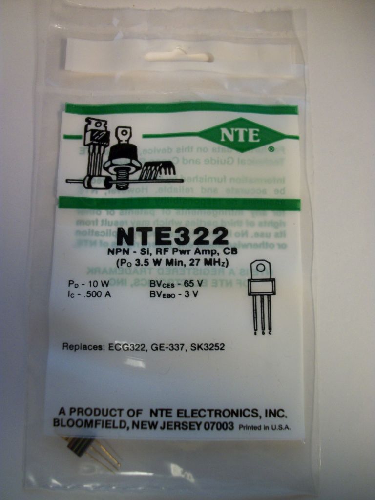 NTE Electronics - NTE315 NTE319P NTE321 NTE322 NTE323 NTE324 NTE326 | eBay