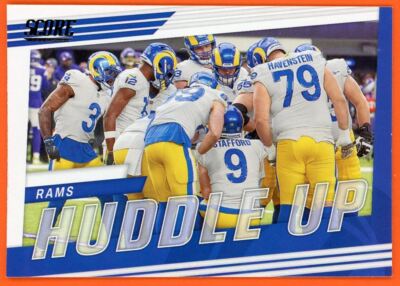 2022 Panini Score Huddle Up La Rams Los Angeles Rams #HU-LA Insert | eBay