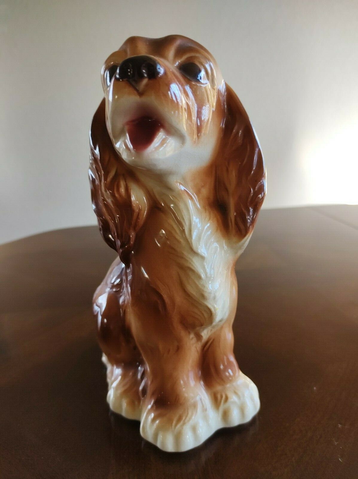 VTG Royal Copley Cocker Spaniel Dog Figurine Ceramic Art Pottery Golden ...