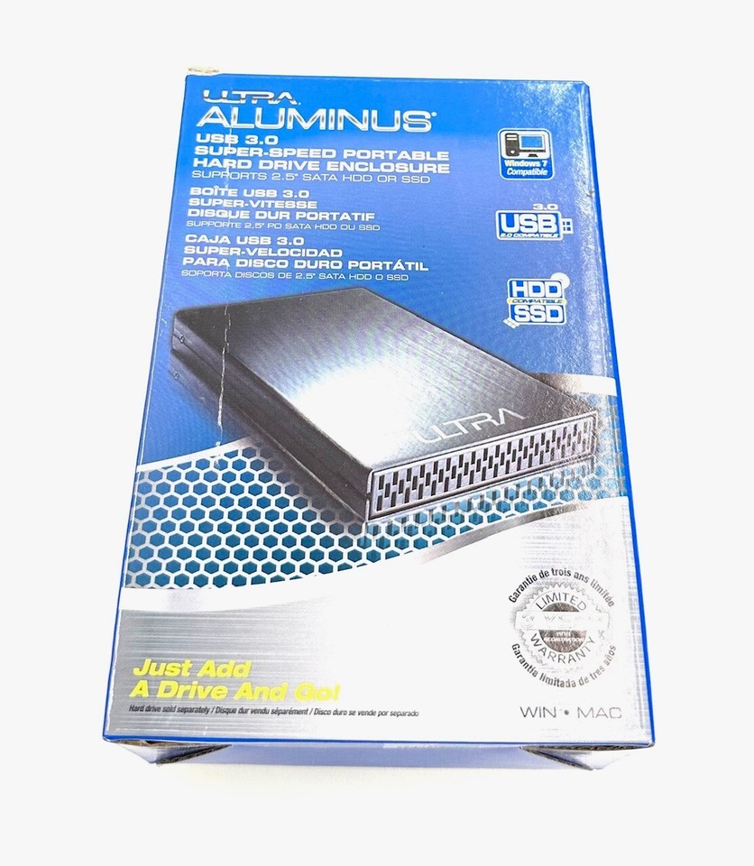 New Ultra USB Super Speed Portable Enclosure with HGST 1TB Hard Drive ...