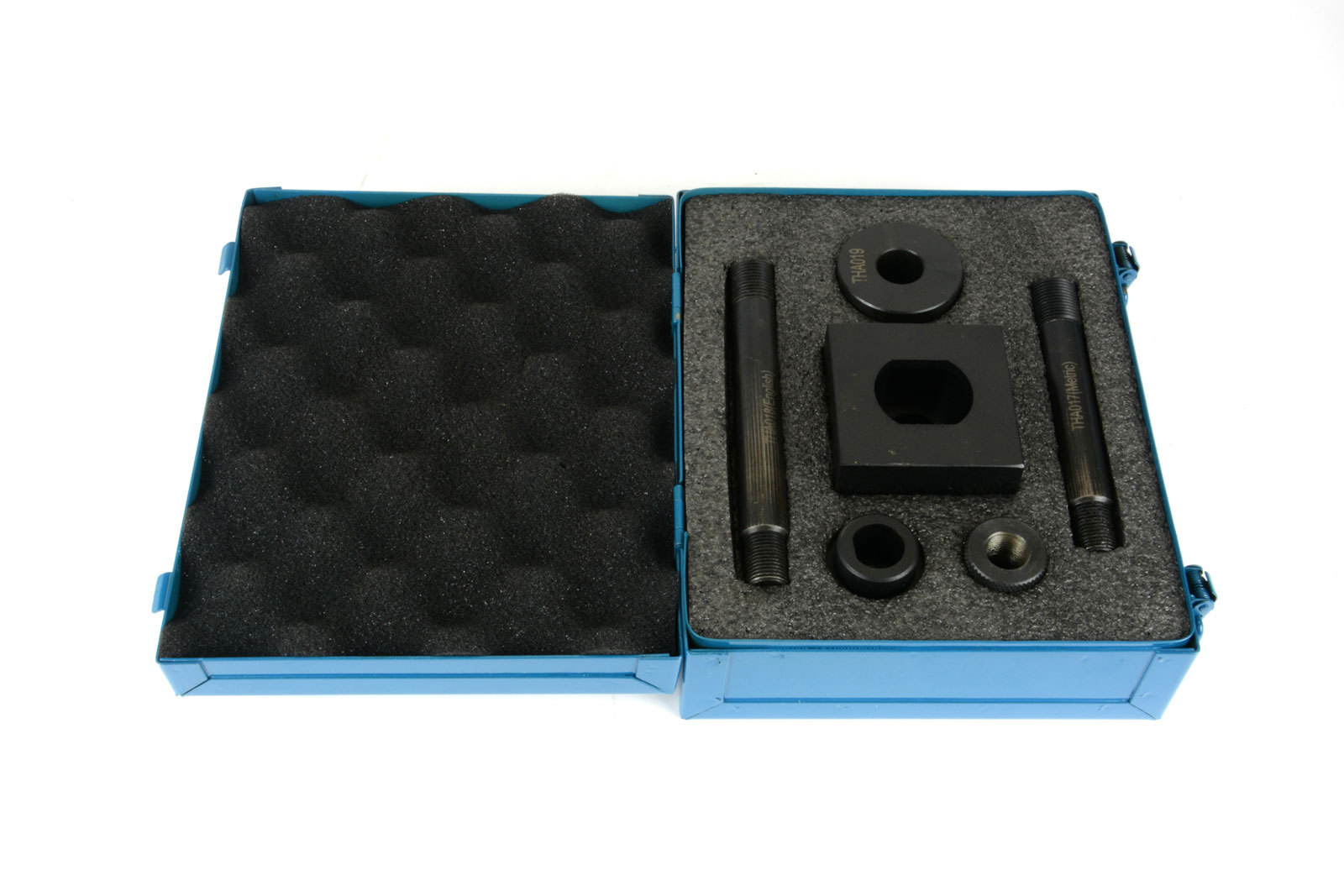 NEW TEMCo Double D Punch Die Set 1-3/8" x 1-1/8" Knockout Hole w/ Case ...