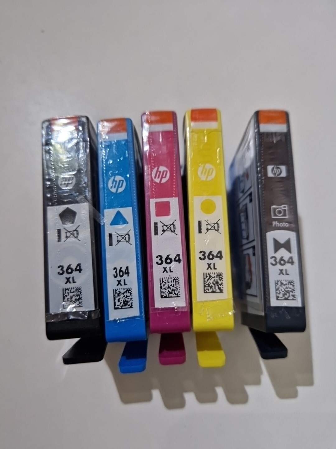 HP 364XL Ink Cartridges Genuine Black Magenta Cyan Yellow, Photo Black ...