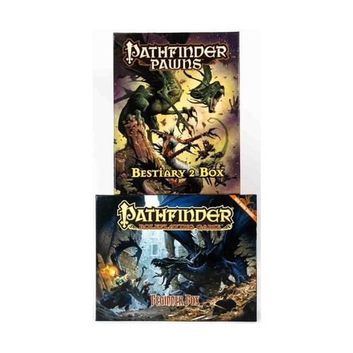 Paizo Pathfinder Beginner Box (2nd) w/Bestiary 2 Box VG+ | eBay