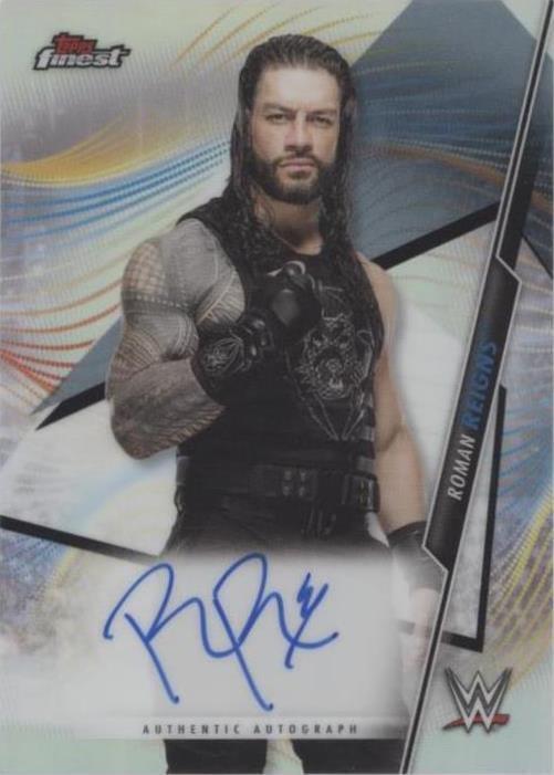 2020 Topps Finest WWE - Finest Autographs Roman Reigns #A-BD (AU) for ...
