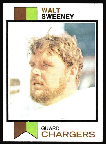 1973 Topps Walt Sweeney #252 San Diego Chargers | eBay