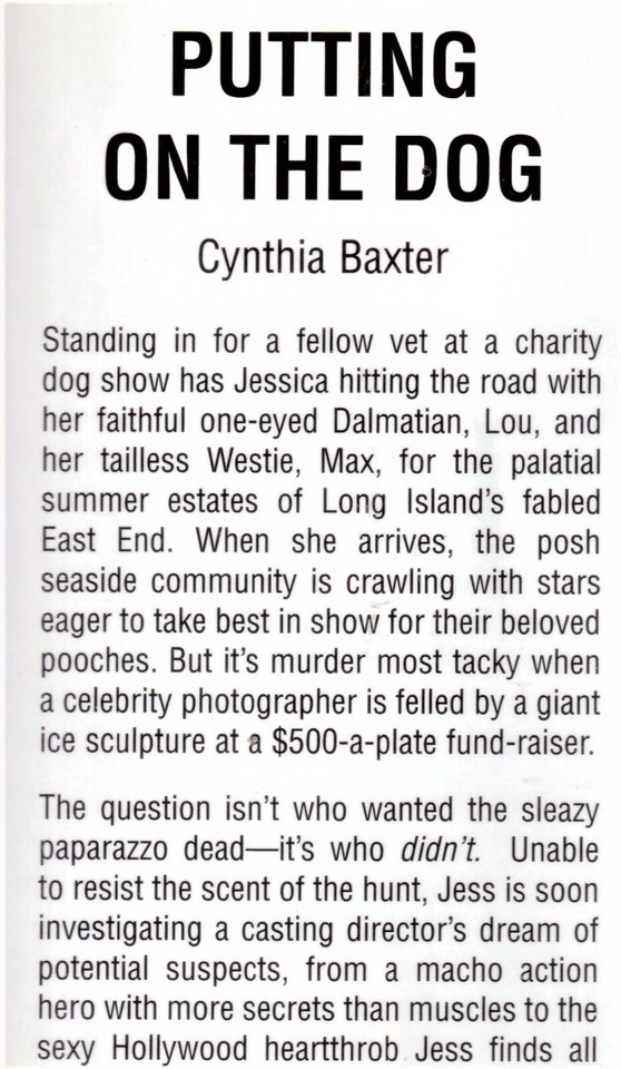 PUTTING ON THE DOG- Cynthia Baxter HC 2004 - BRAND NEW | eBay