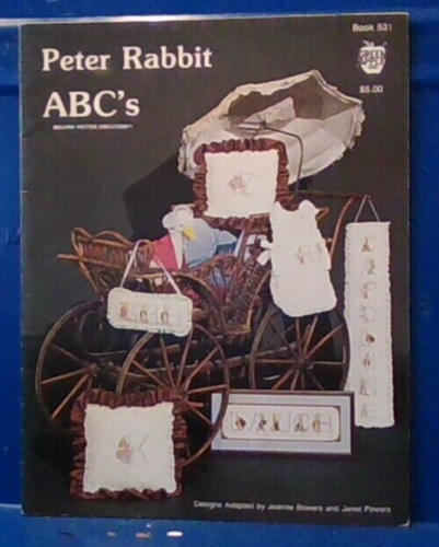 Beatrix Potter Peter Rabbit ABC’s Alphabet Green Apple Co #531 Cross ...
