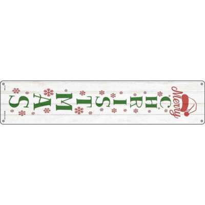 Merry Christmas White Novelty Metal Street Sign ST-1660 | eBay