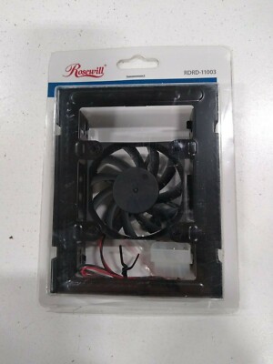 NEW Rosewill RDRD-11003 ARX DC 60mm Brushless Fan~Drive Bay Bracket/Fan ...