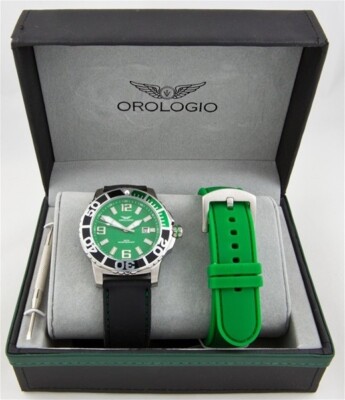 Orologio Bass Straight Collection Men`s Date 200m Sports Watch | eBay ...