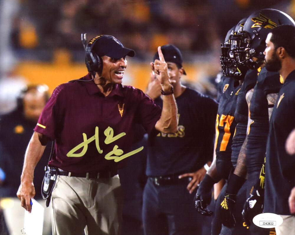 Herm Edwards Signed Arizona State Sun Devils 8x10 Photo Beckett | eBay